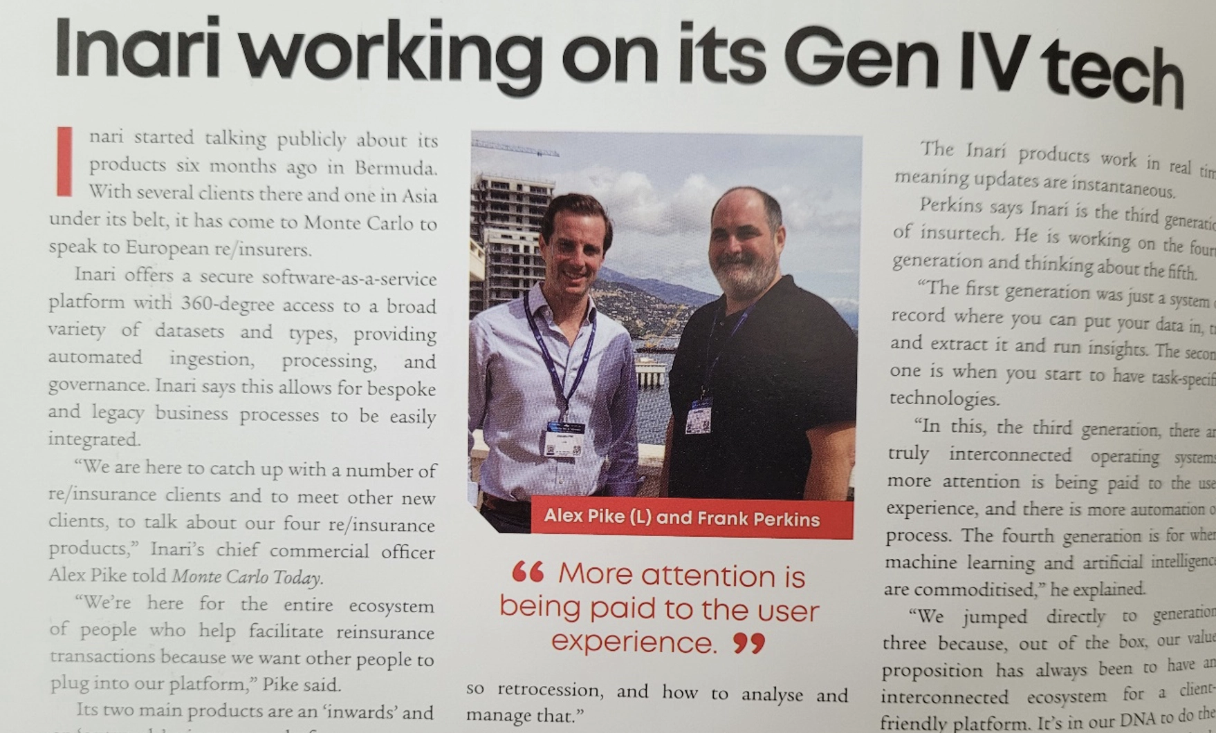 Inari speaks to Monte Carlo Today on its Gen IV tech - Inari